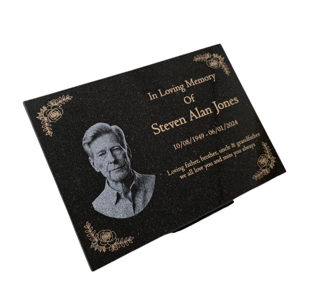 Personalised Granite Memorial Plaques | Memorials Direct