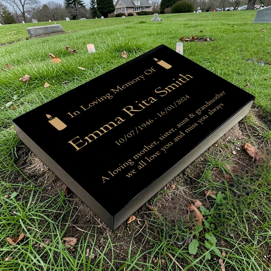 Granite Memorial Tablets | Memorials Direct