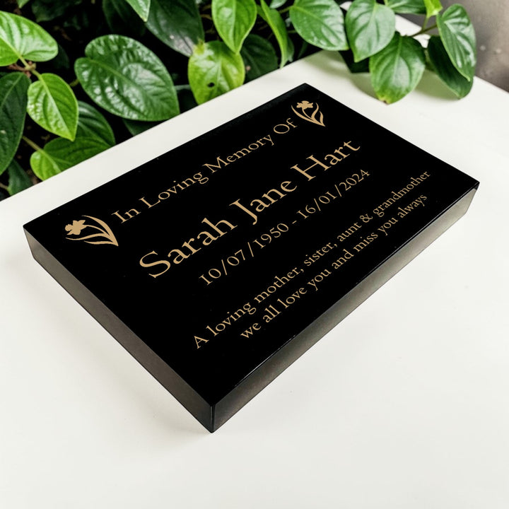 Granite Memorial Tablets | Memorials Direct