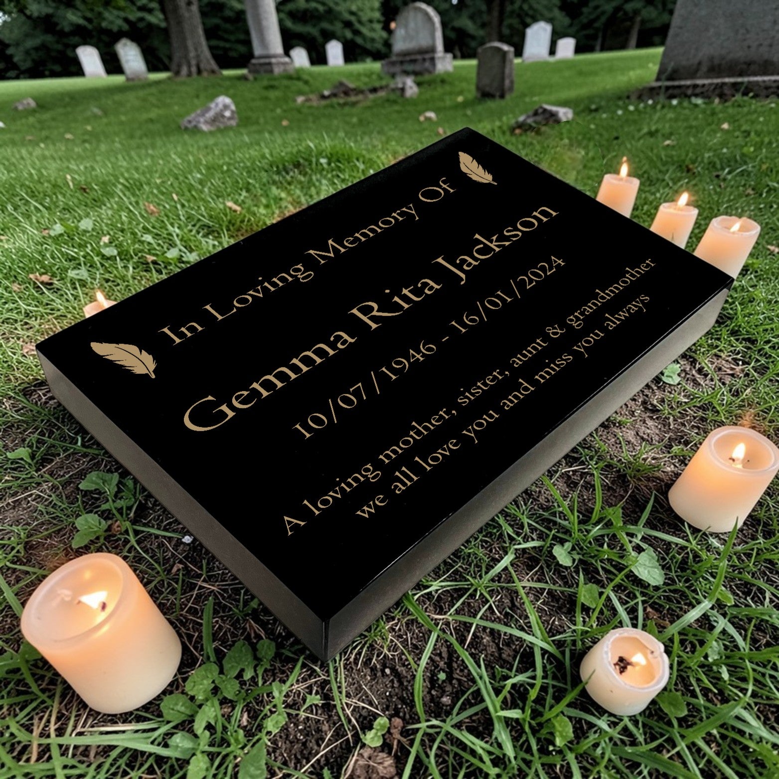 Granite Memorial Tablets | Memorials Direct