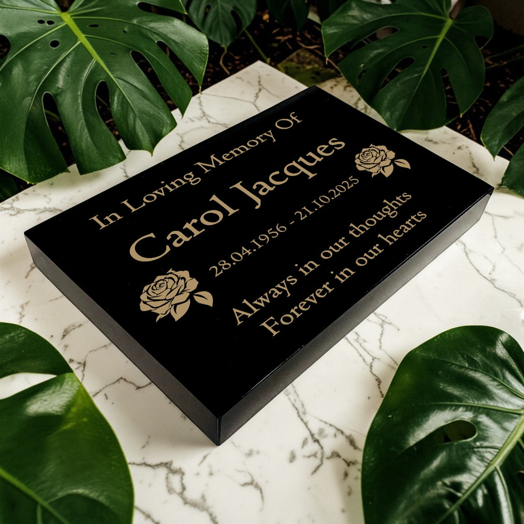 Granite Memorial Tablets | Memorials Direct