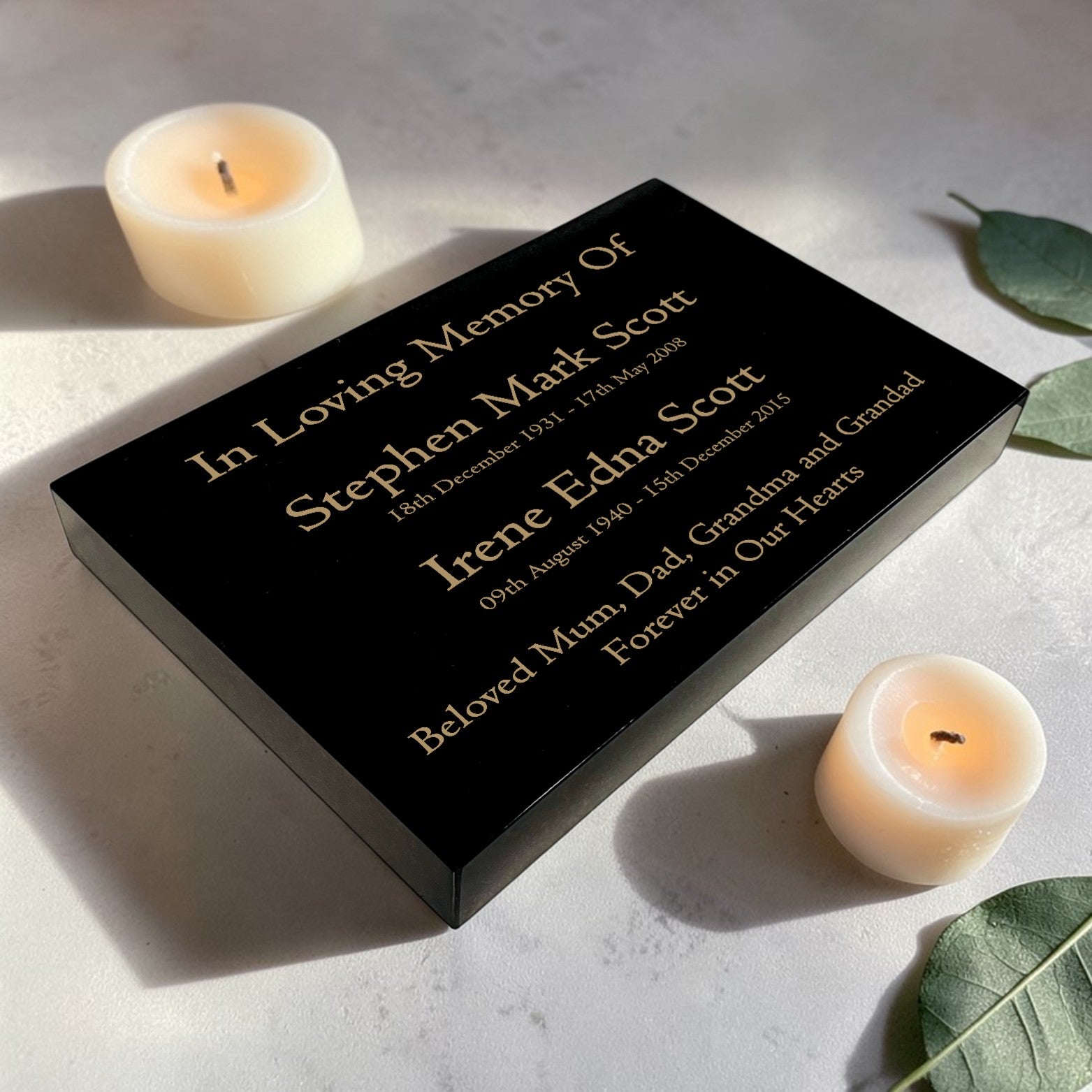 Granite Memorial Tablets | Memorials Direct