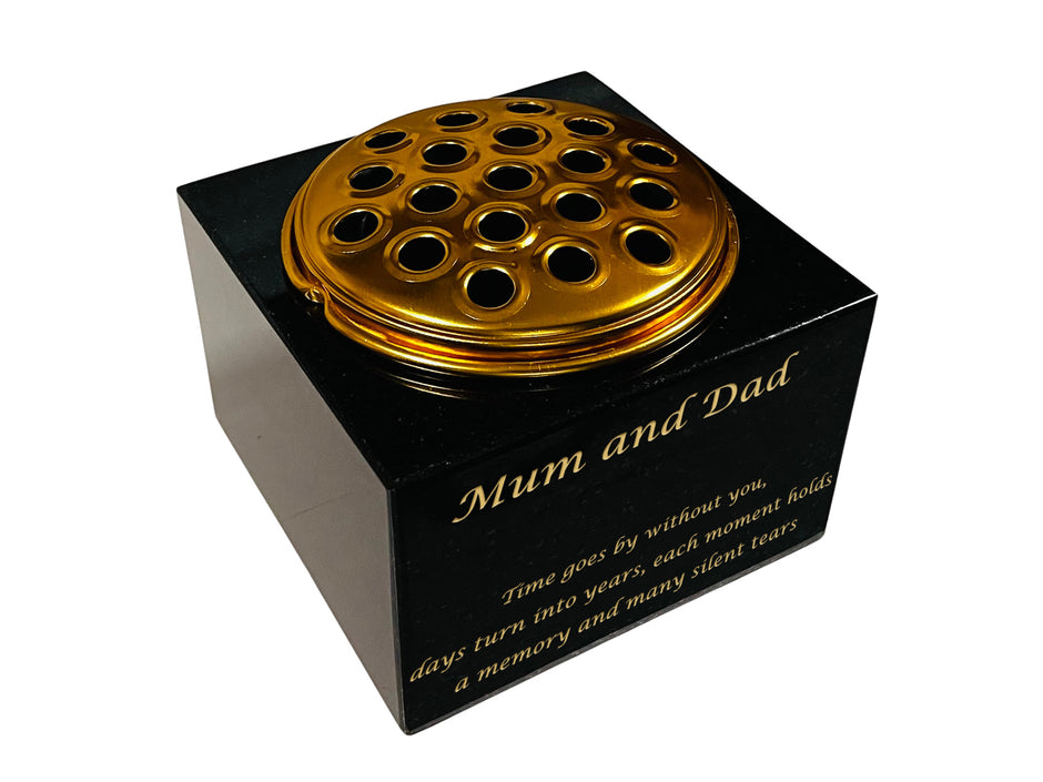 Grave Flower Pots | Granite Memorial Vases | Memorials Direct